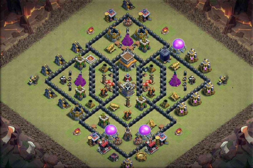 Top TH8 War Base for New CoC Update - 2025