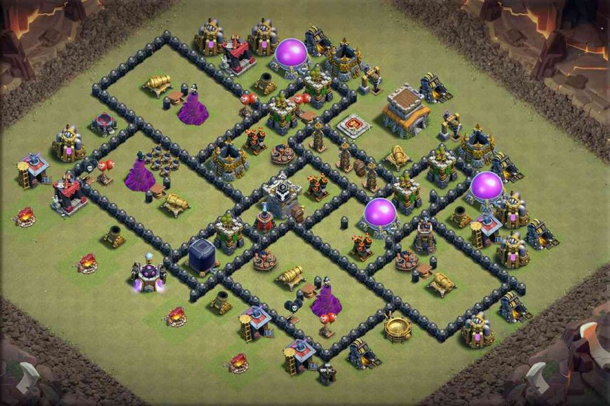 Top TH8 CoC Base Layout #37 - 2025