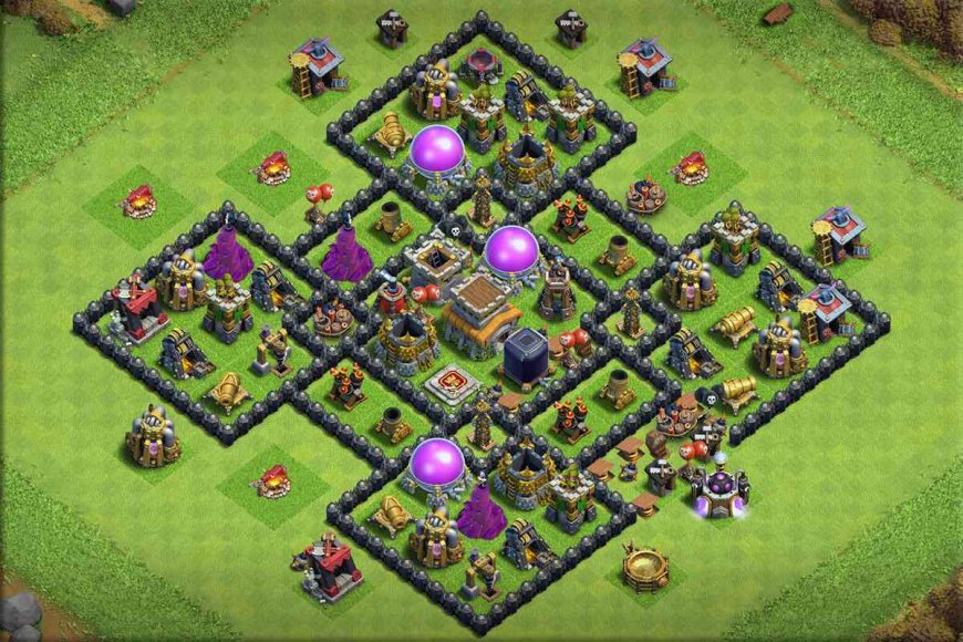 Pro TH8 Farming Base for Maximum Loot Safety - 2025