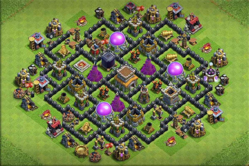 Highest Rated TH8 Farming Base Layout - 2025