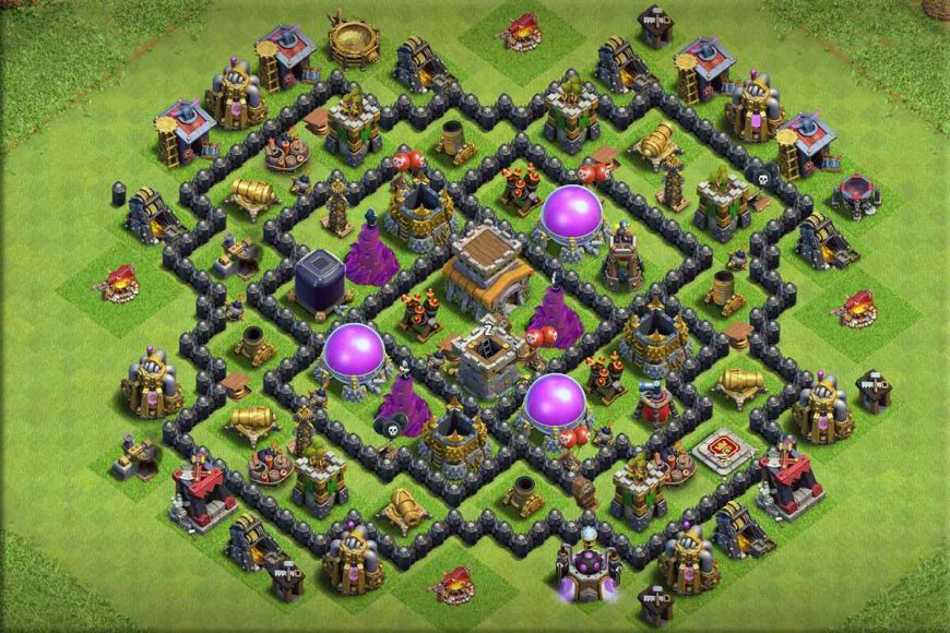 TH8 Farming Base for New CoC Update - 2025