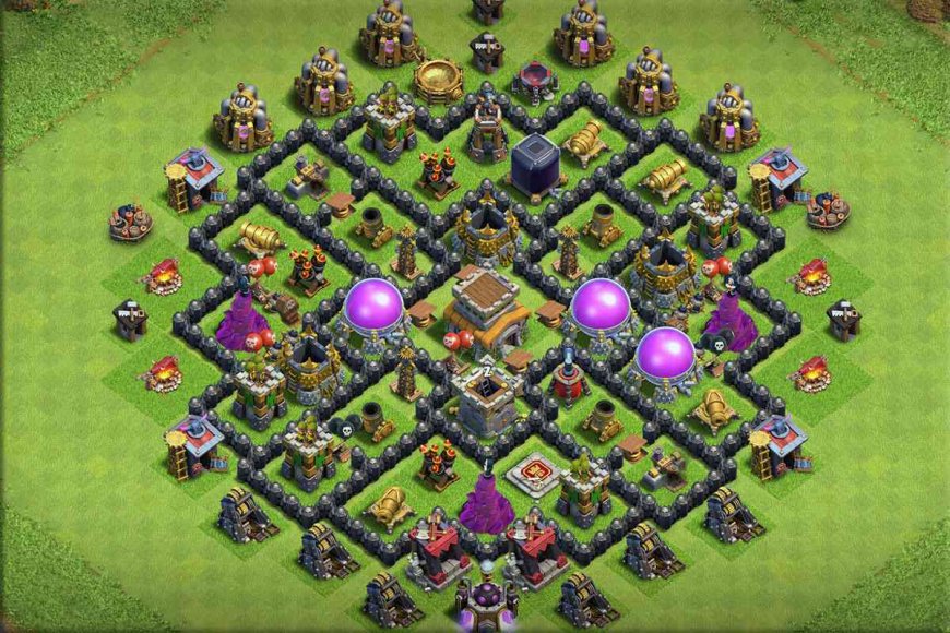 Best TH8 Farming Base Layout to Protect Loot - 2025