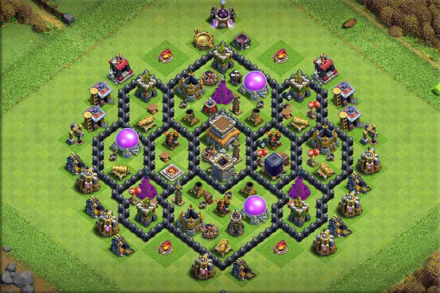 Unbeatable TH8 Trophy Pushing Base For Winning Defense - ClashCodes