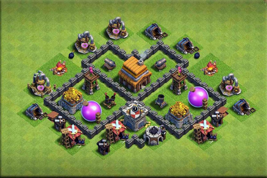 Town Hall 4 Base 2022 #4 - Town Hall Base Link, Capital Layouts