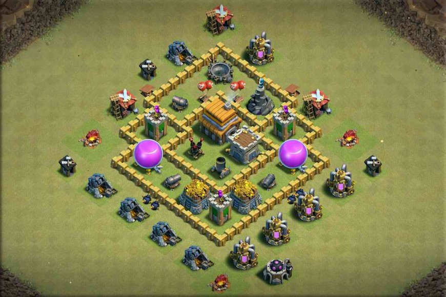 TH5 Progress Base #7 - Town Hall Base Link, Capital Layouts