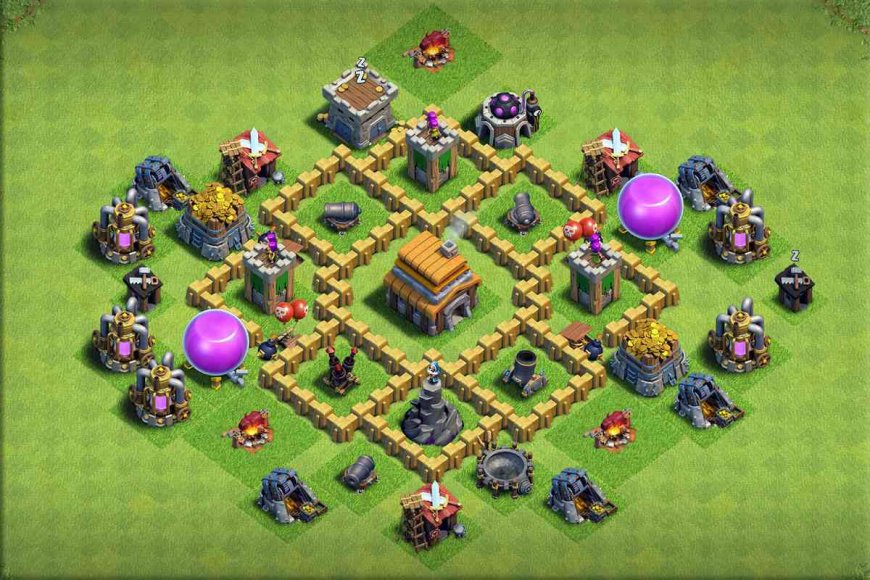 TH5 Trophy #4 - Town Hall Base Link, Capital Layouts
