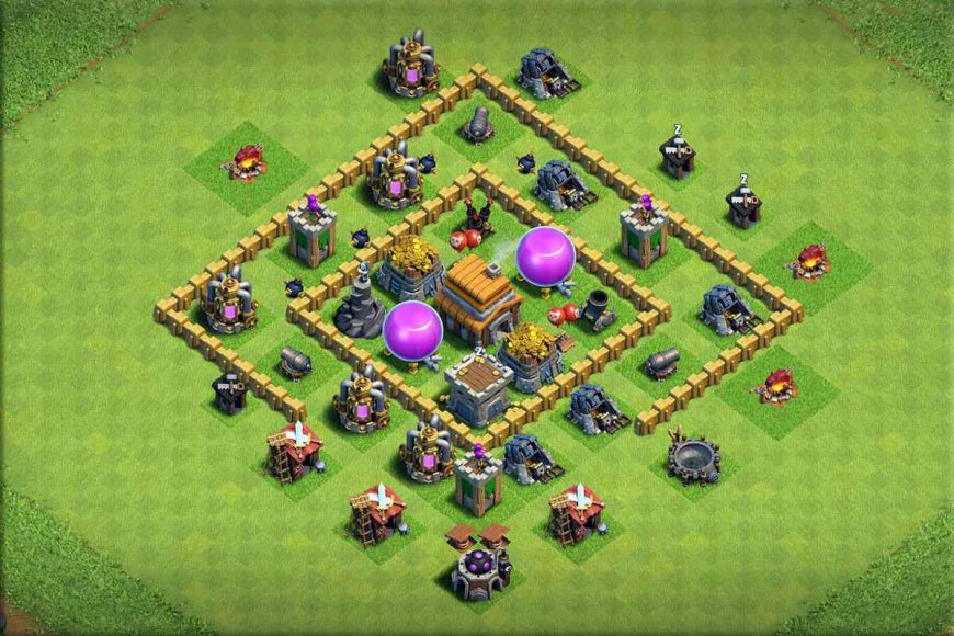 TH5 Trophy Bases #10 - Town Hall Base Link, Capital Layouts