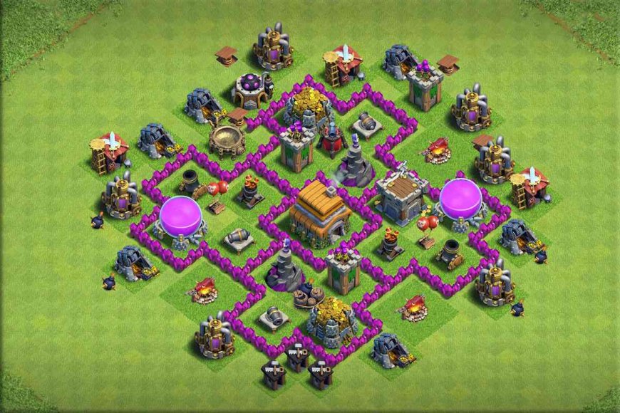 TH6 Trophy Base #4 - Town Hall Base Link, Capital Layouts