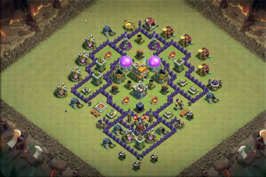 TH7 CoC War Base #16 - Town Hall Base Link, Capital Layouts