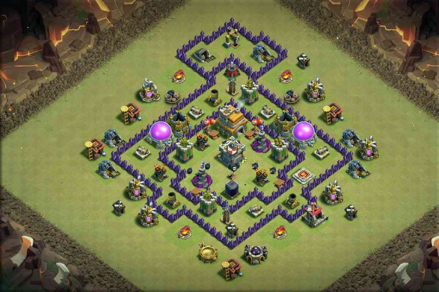 TH7 Base Layout #19 - Town Hall Base Link, Capital Layouts