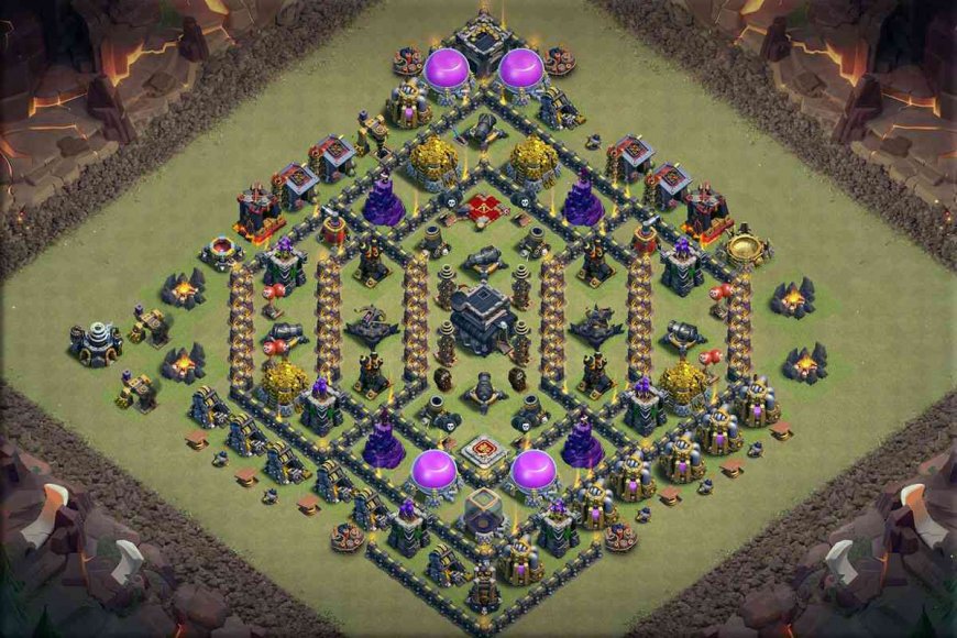 TH9 War Base Link #16 - Town Hall Base Link, Capital Layouts