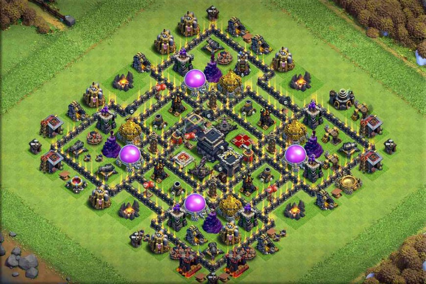 Best TH9 Hybrid Base Link #8 - Town Hall Base Link, Capital Layouts