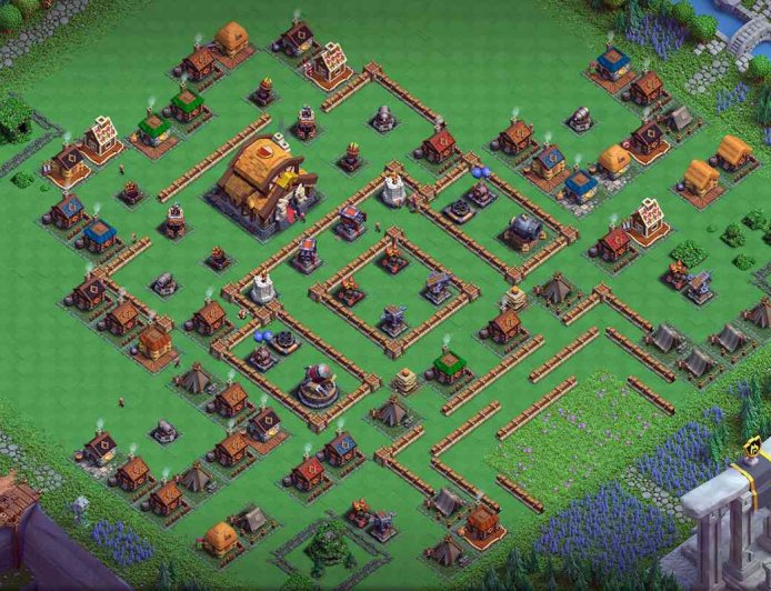 Capital Hall 5 Base Layout with Links #6 - Town Hall Base Link, Capital ...