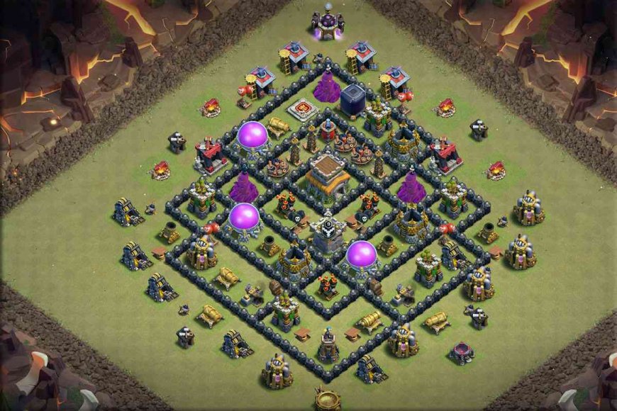 Insane TH8 War Base for Perfect Defense - ClashCodes