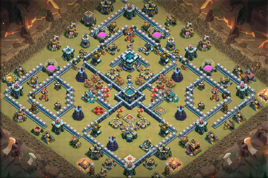 Best TH13 War Base Layout - Anti 2 Star #29 - 2025