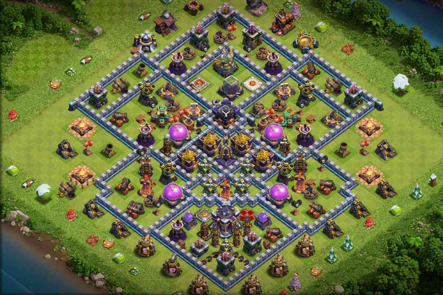 Pro TH15 Farming Base for Ultimate Defense - ClashCodes