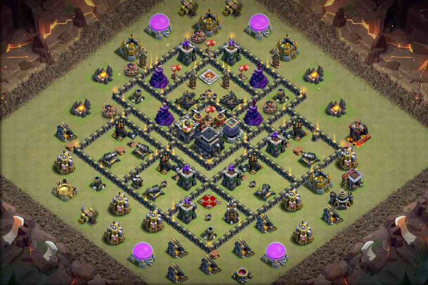 Unbeatable Town Hall 9 Anti Air War Base Design | Clash of Clans - 2025