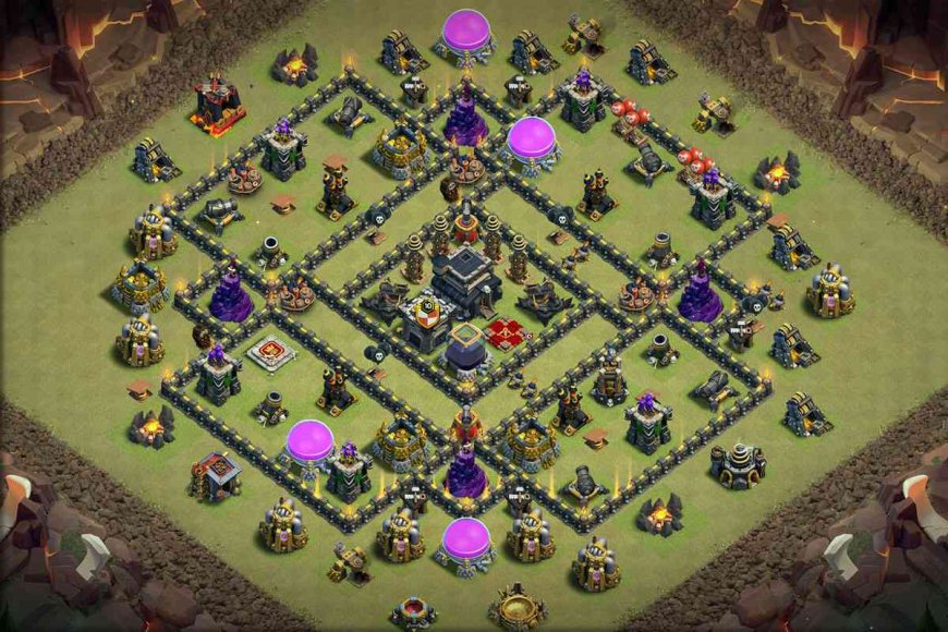 Best TH9 War Base - Anti 2 Star Layout with Link #33 - 2026