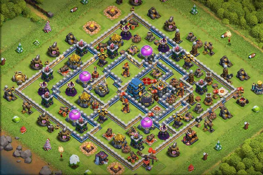 TH12 Farming Base - Anti 3 Star - Inferno Island Layout #15 - ClashCodes