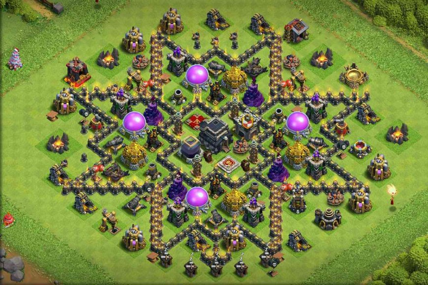Town Hall 9 Anti 2 Star Farming Base Layout Link #17 - 2025