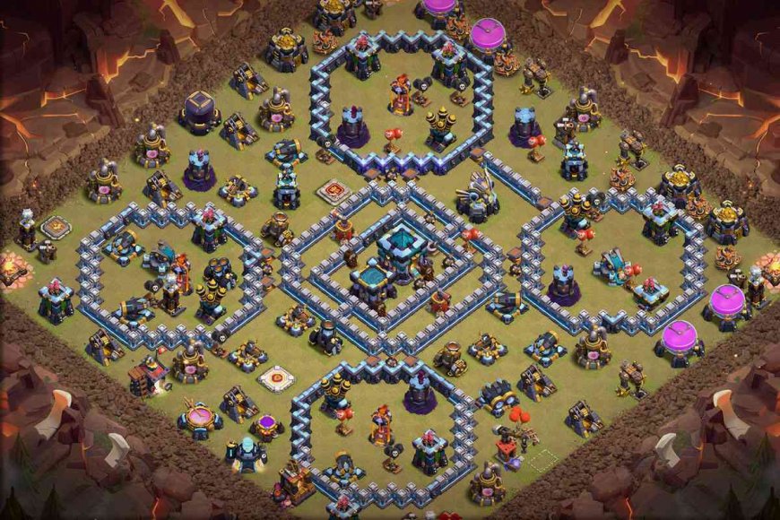Best TH13 Anti 2 Star War Base Layout - CWL #36 - 2025