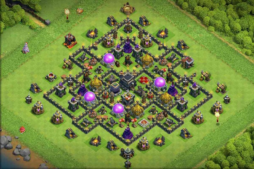 Best Town Hall 9 Anti 1 Star Farming Base Layout #21 - ClashCodes