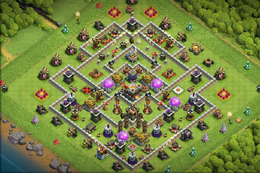Latest TH11 Farming Base - Anti 2 Star Layout with Link #30 - ClashCodes
