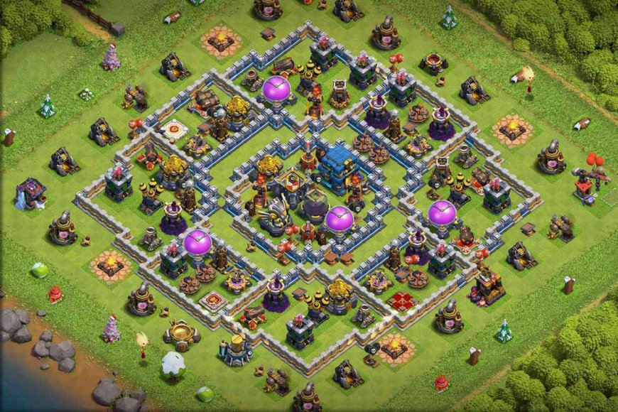 Best TH12 Anti Everything Farming Base - COC Layout #19 - 2025