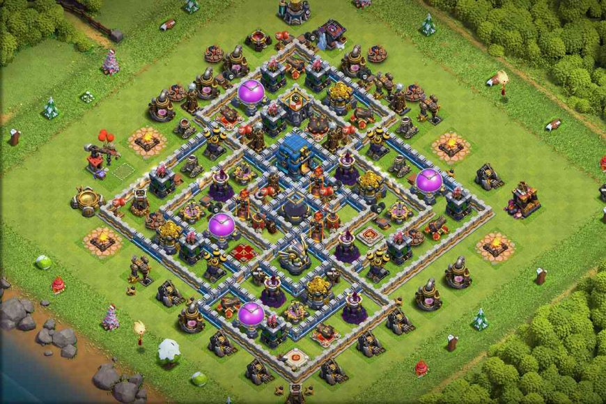 TH12 Anti Loot Base - Anti 3 Star Layout - COC Bases #21 - ClashCodes