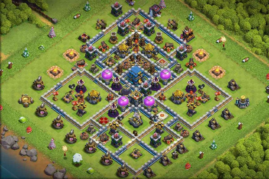 Best TH12 Farming Base - Anti Everything Layout #29 - 2025
