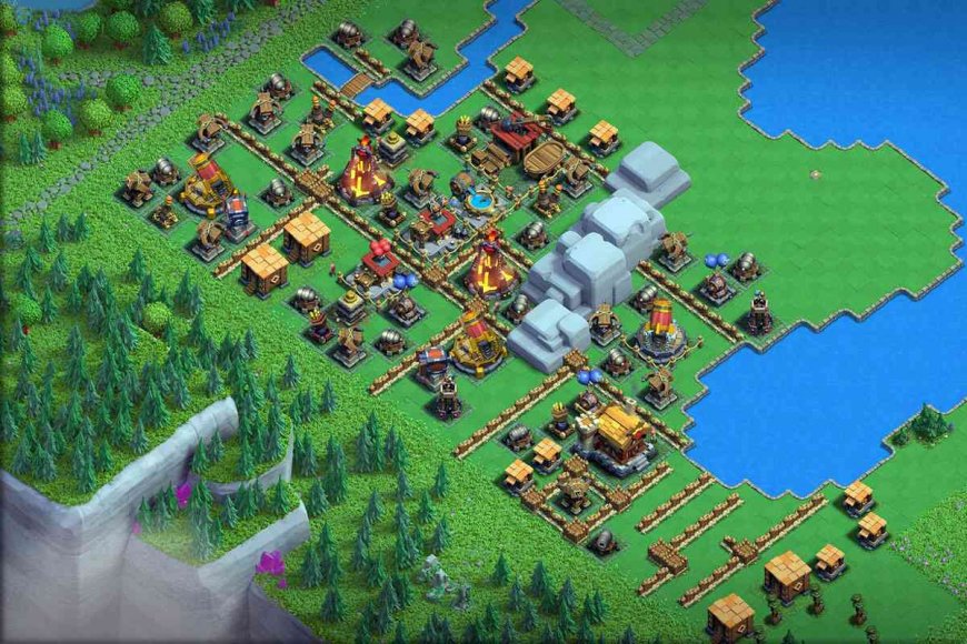 New BL4 - Balloon Lagoon Level 4 Base Layout - COC - ClashCodes