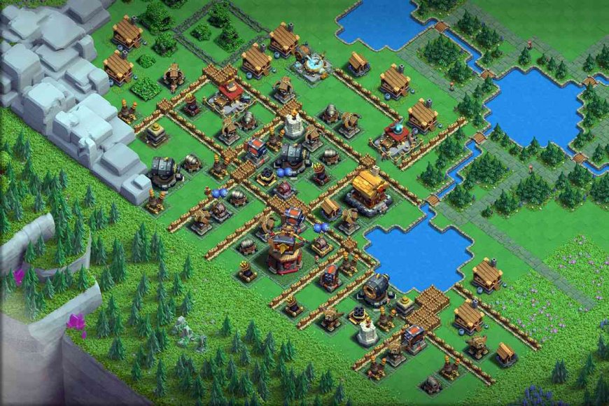 Hard Builders Workshop Level 3 Base Layout - Clan Capital - ClashCodes