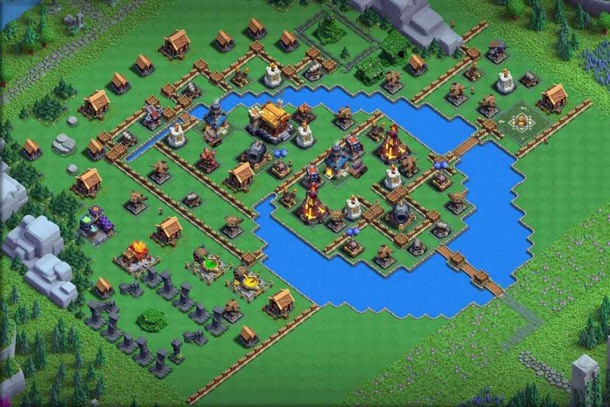 Best Wizard Valley Level 4 Base Layout - Clan Capital - ClashCodes