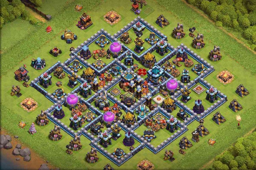 Hard TH13 COC Farming Base - Anti 3 Star Layout #43 - 2025