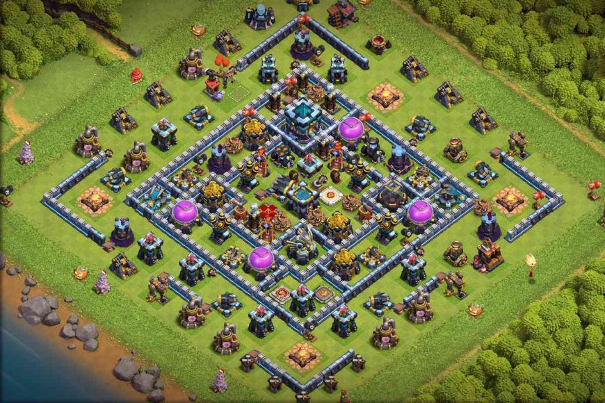 New TH13 Farming Base - Anti Electro Layout #47 - ClashCodes