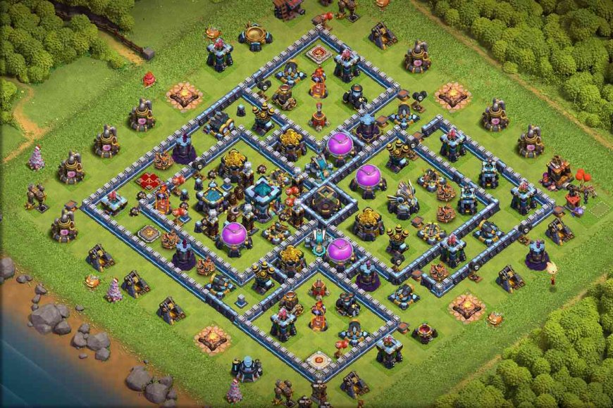 COC TH13 Farming Base - Anti 3 Star Layout with Link #49 - ClashCodes