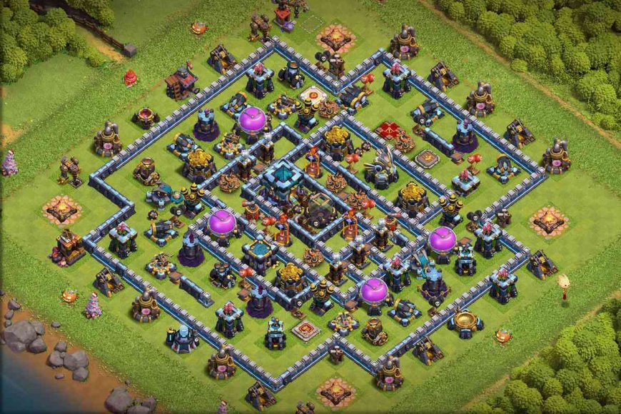 Best TH13 Farming Layout - Anti 3 Star Base Link #51 - 2025