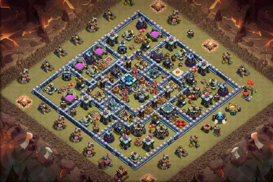 Strong TH13 Base for Clan War - Anti 2 Star | COC Base - ClashCodes