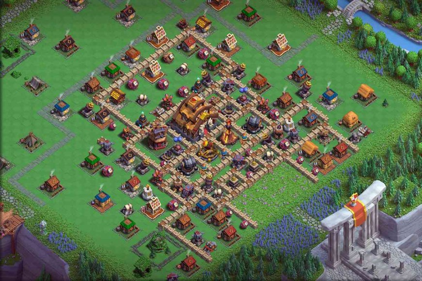New Capital Hall 7 Layout | Clan Capital | Clash of Clans - 2025