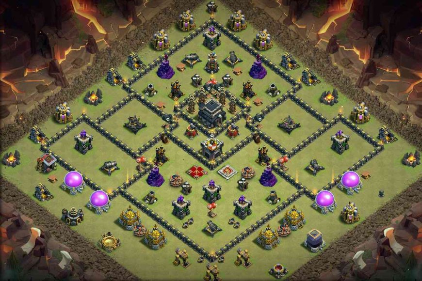 Best TH9 Base Design for War Wins - 2025