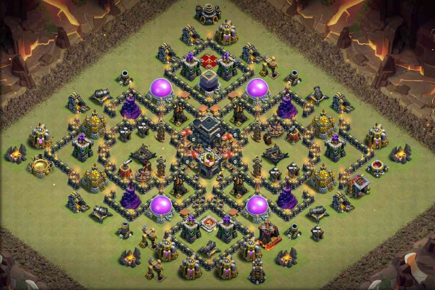 Undefeated TH9 Base Design for War - 2025