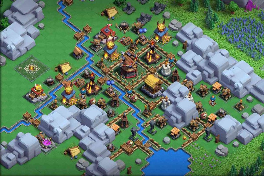 New Dragon Cliffs 2 Base Layout | Clash of Clans - ClashCodes