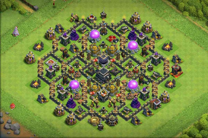 Best TH9 Farming Base Layout for Strong Defense - 2025
