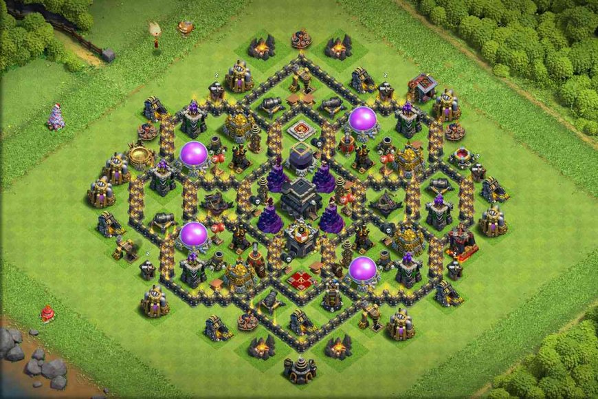 Unbeatable TH9 Trophy Base for Strong Defense - 2025