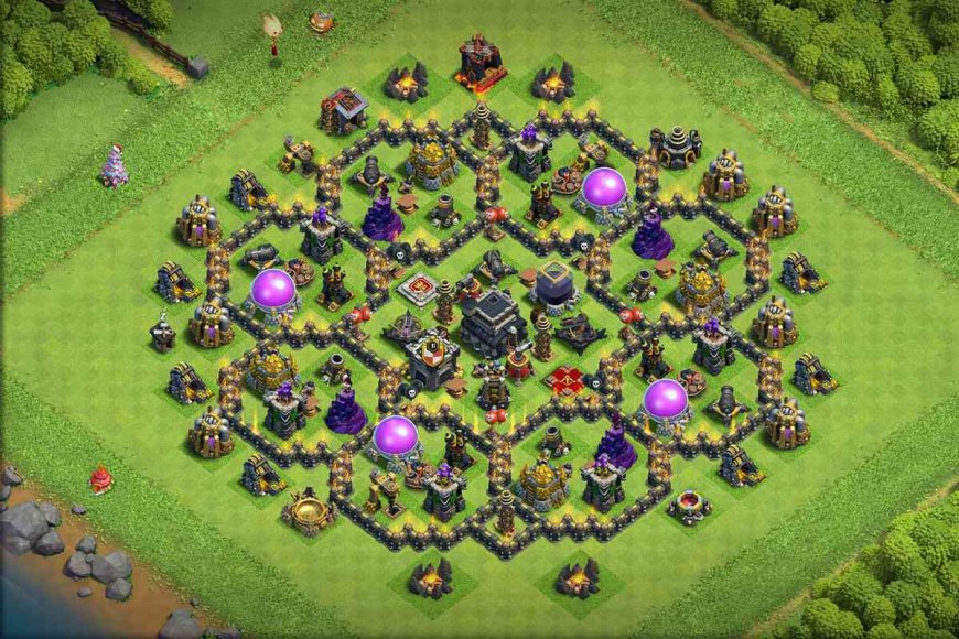 Top TH9 Trophy Base for Competitive Clashing - 2025