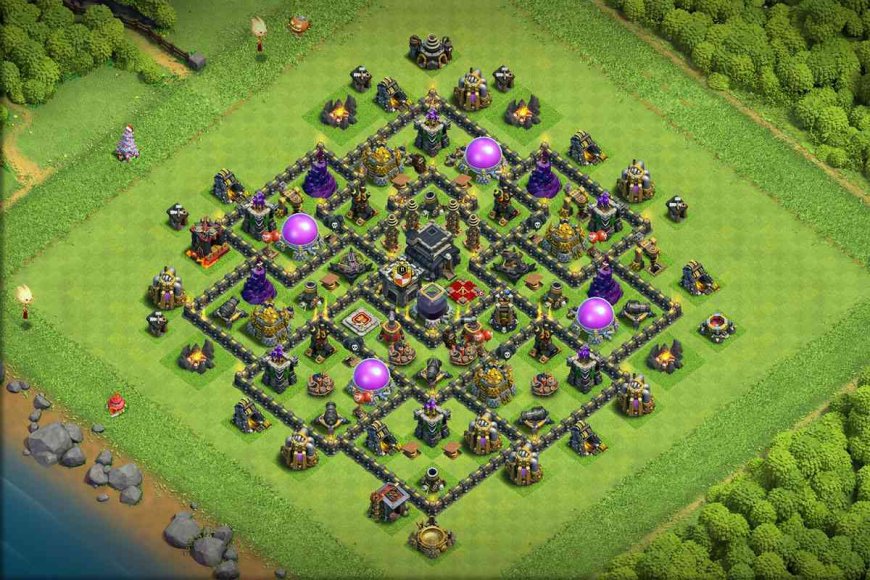 Pro TH9 Trophy Base Layout for Strong Defense - 2025