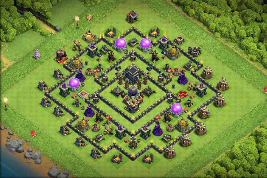 Creative Town Hall 9 Trophy Base with Copy Link - 2025