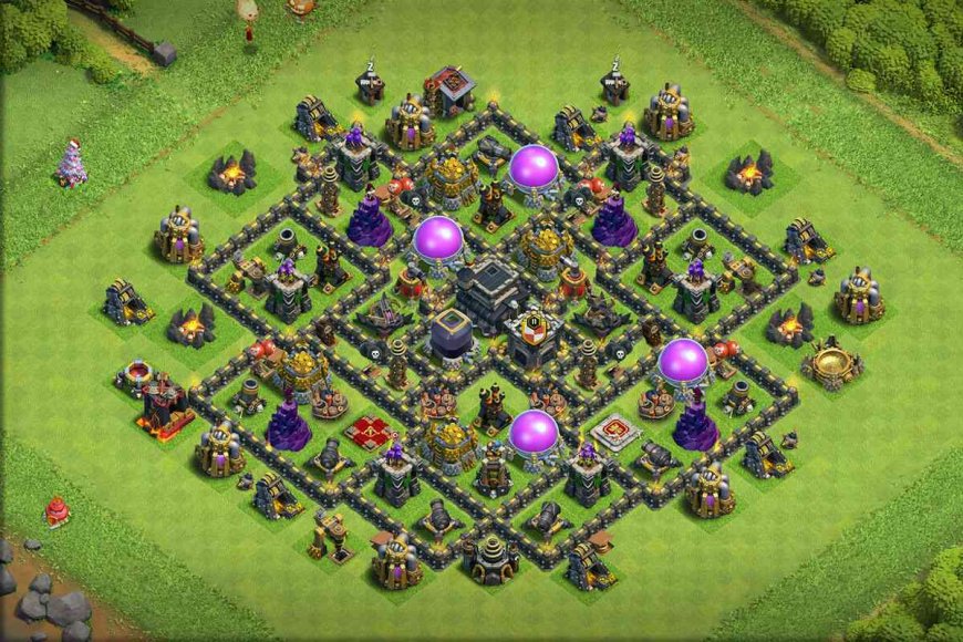 TH9 Hybrid Base with Anti-Air Strategies - 2025