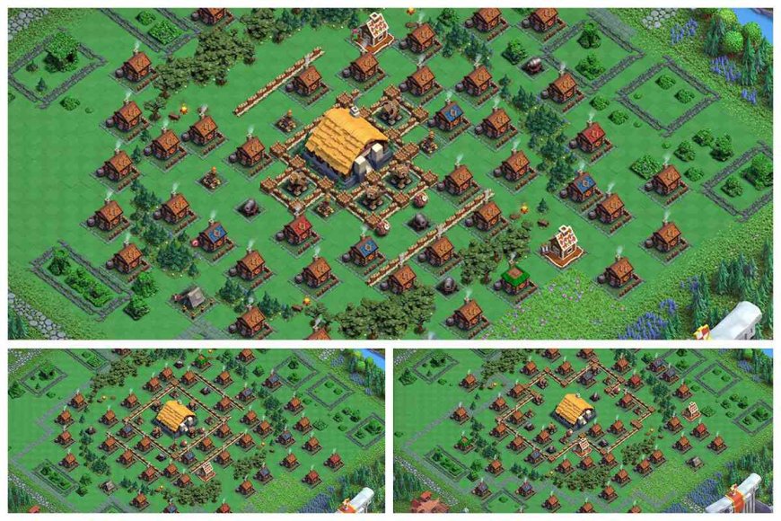 Top 10 Capital Hall 1 Base Layouts | Clash of Clans 2023 - Town Hall ...