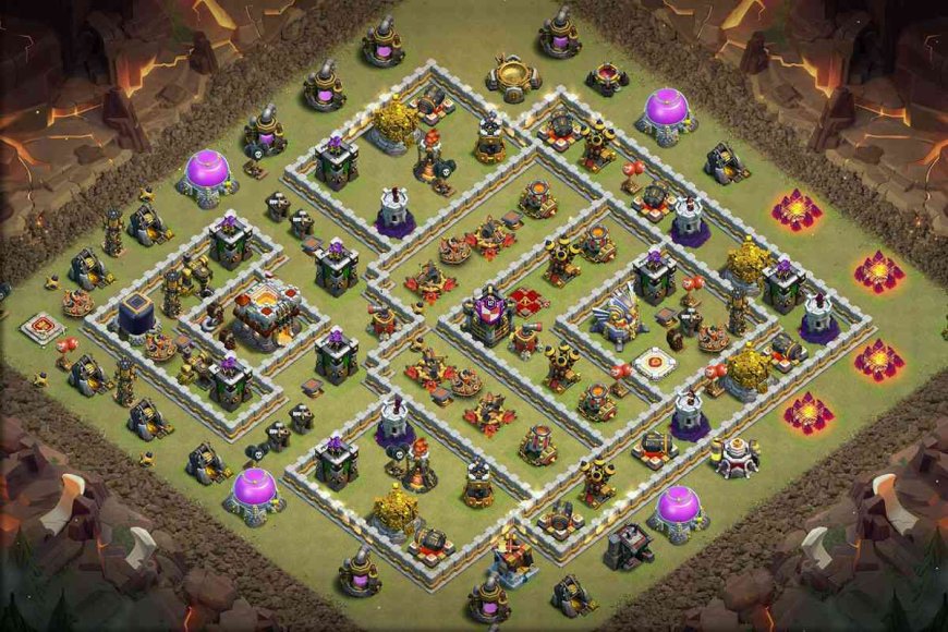 Legendary TH11 Base for Clan War with Link | Anti 3 Stars - ClashCodes